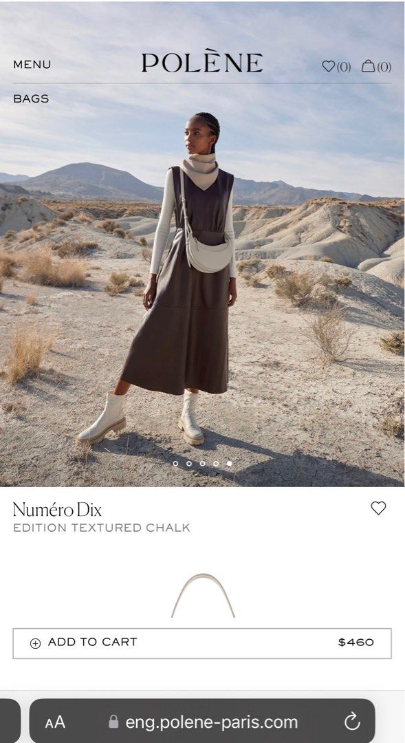 Polene Numero Dix (in Chalk color), Luxury, Bags & Wallets on Carousell