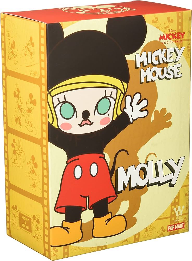 POPMART MOLLY DISNEY Mickey 米奇 Costume BJD figure [Ball Joint Doll], 興趣 ...