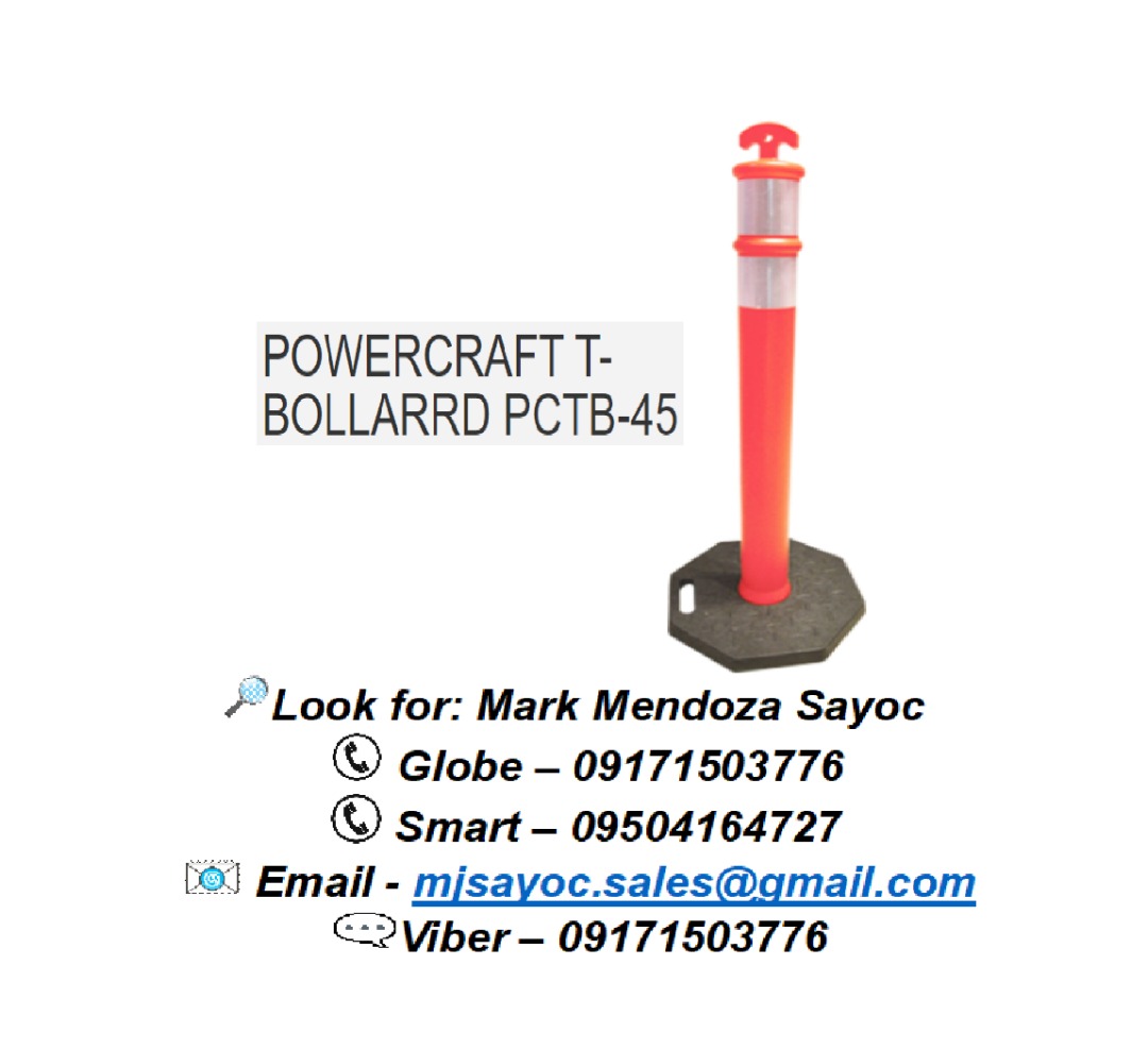 POWERCRAFT T-BOLLARRD PCTB-45, Commercial & Industrial, Construction ...