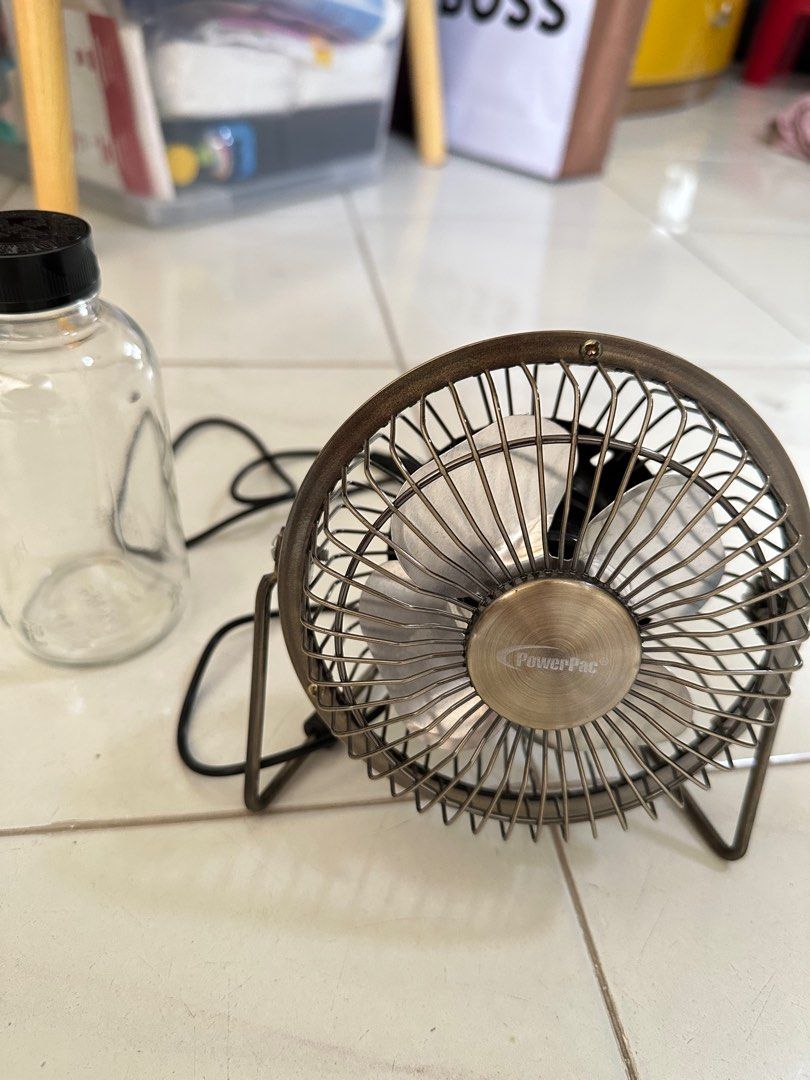 Powerpac Mini fans, Furniture & Home Living, Lighting & Fans, Fans on ...
