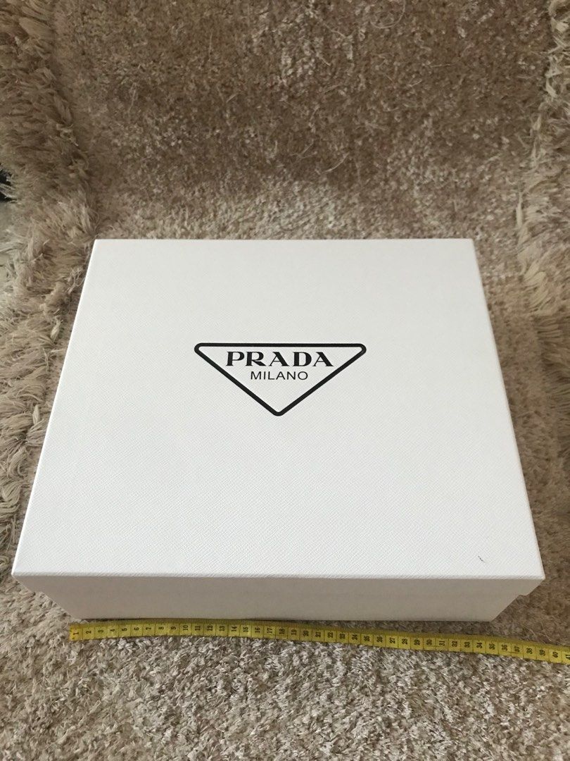PRADA BOX BOKS BUAT TAS SEPATU ACCS BEBAS PAKAI LIKE NEW AUTHENTIC SZ ...