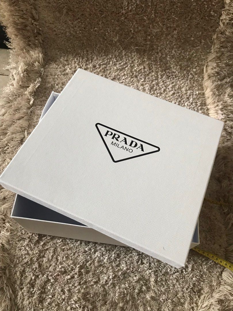 PRADA BOX BOKS BUAT TAS SEPATU ACCS BEBAS PAKAI LIKE NEW AUTHENTIC SZ ...