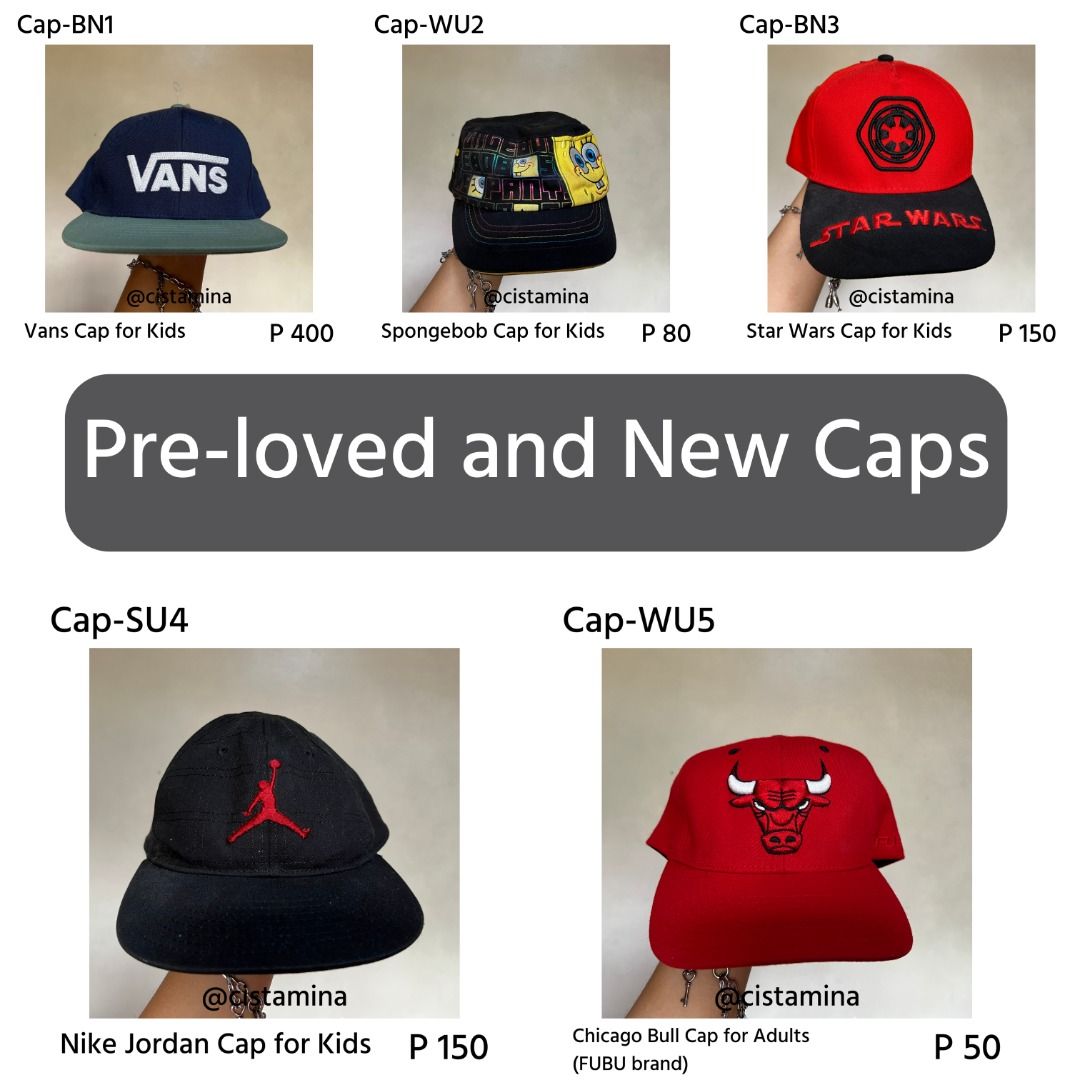 Pre-loved and Brand New Caps for kids and adults, Men's Fashion ...
