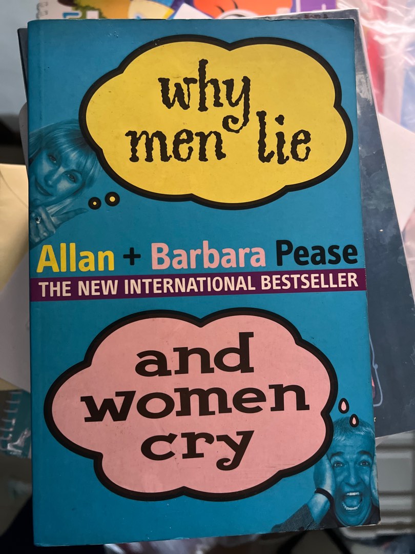 Pre-loved Why Men Lie and Why Women Cry, Hobbies & Toys, Books ...