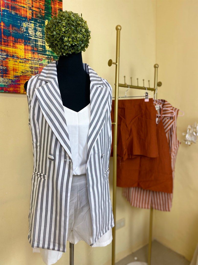 Premium Trendfully BKK 3 piece Coords with blazer, Women's Fashion ...