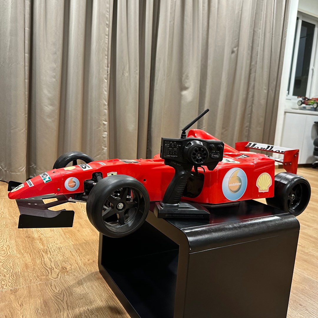 [PRE-OWNED] 1/5 TOP RACING SPORT FORMULA 1 GASOLINE PETROL F1 RC CAR ...