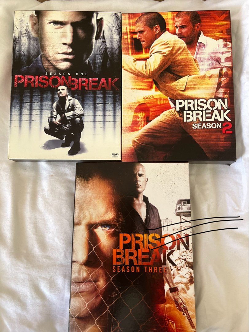 Prison Break Season 1, 2 & 3 DVD Box Set, TV & Home Appliances, TV ...