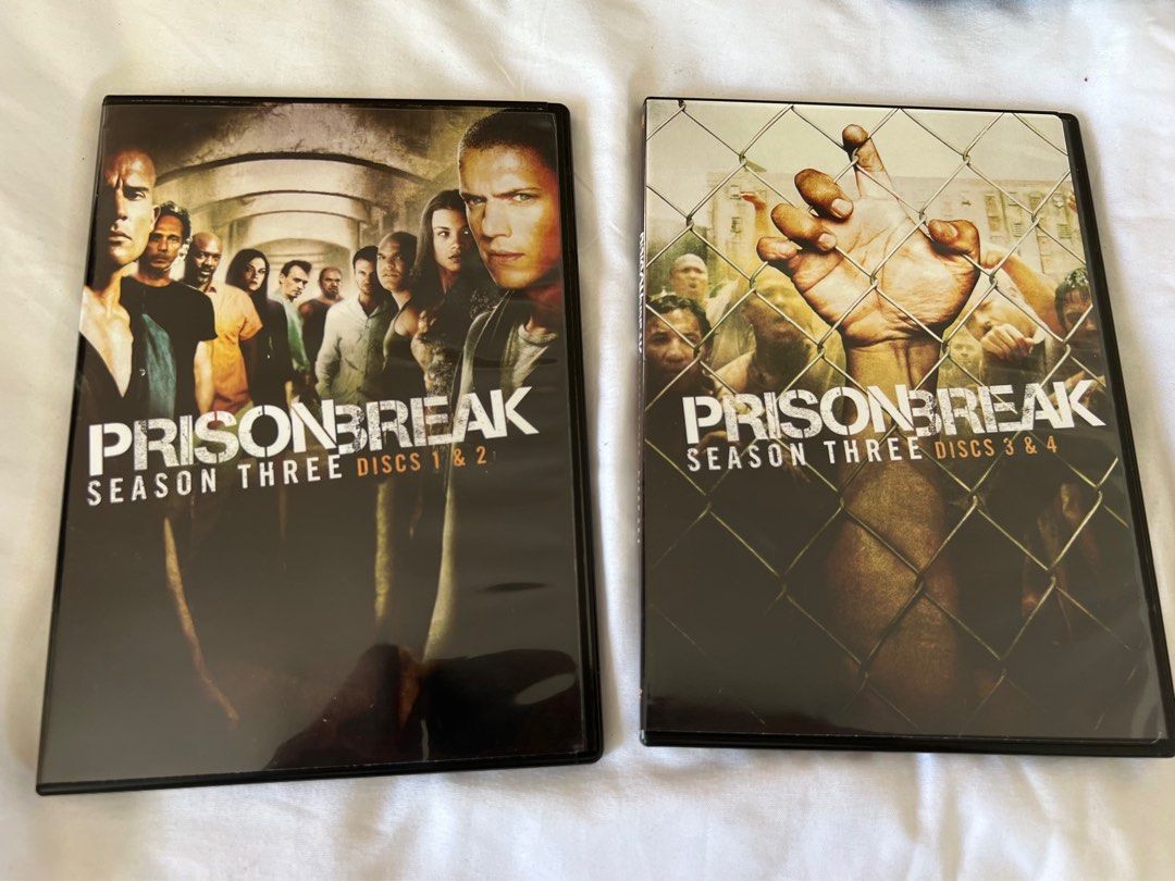 Prison Break Season 1, 2 & 3 DVD Box Set, TV & Home Appliances, TV ...