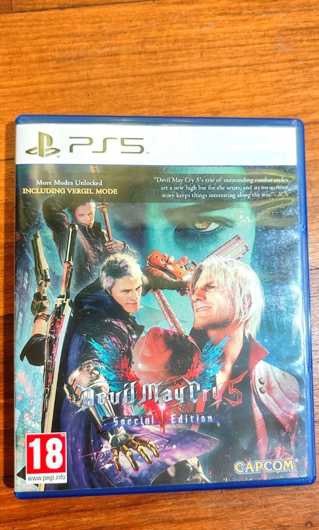 PS5 Devil May Cry 5 (DMC5), Video Gaming, Video Games, PlayStation on ...