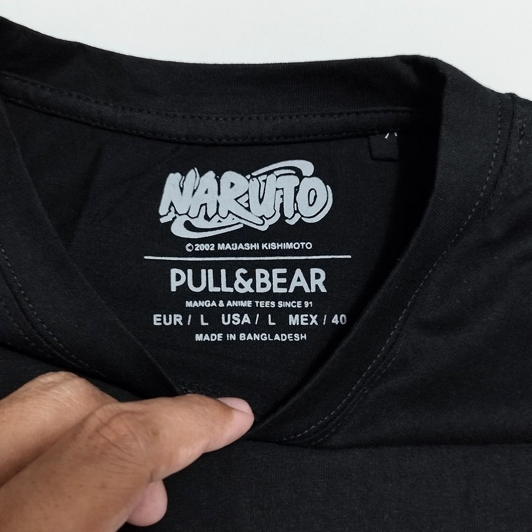 Pull&Bear - Naruto Shippuden(Sasuke Uchiha) - Anime T-shirt, Men's ...