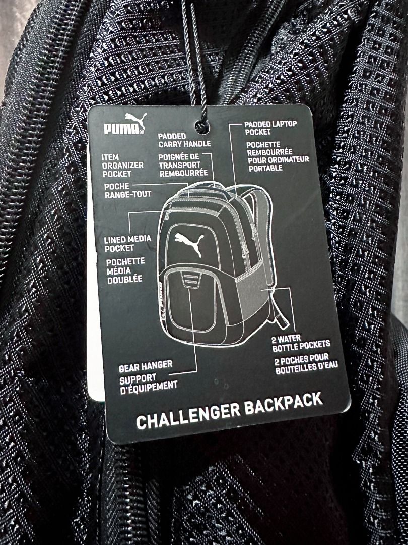 Puma Challenger backpack, Men's Fashion, Bags, Backpacks on Carousell