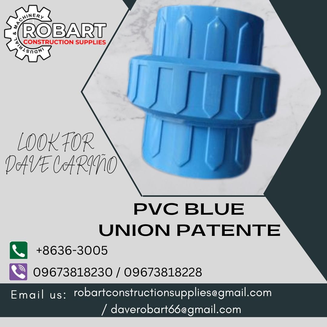 PVC BLUE UNION PATENTE, Commercial & Industrial, Construction Tools ...