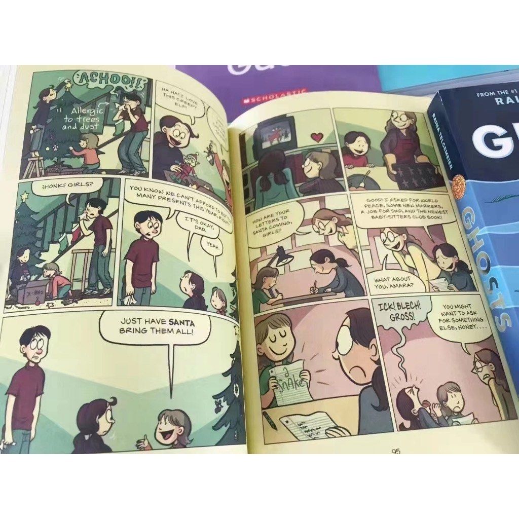 Raina Telgemeier Series (Sisters, Drama, Smile, Ghosts, Guts, Share ...