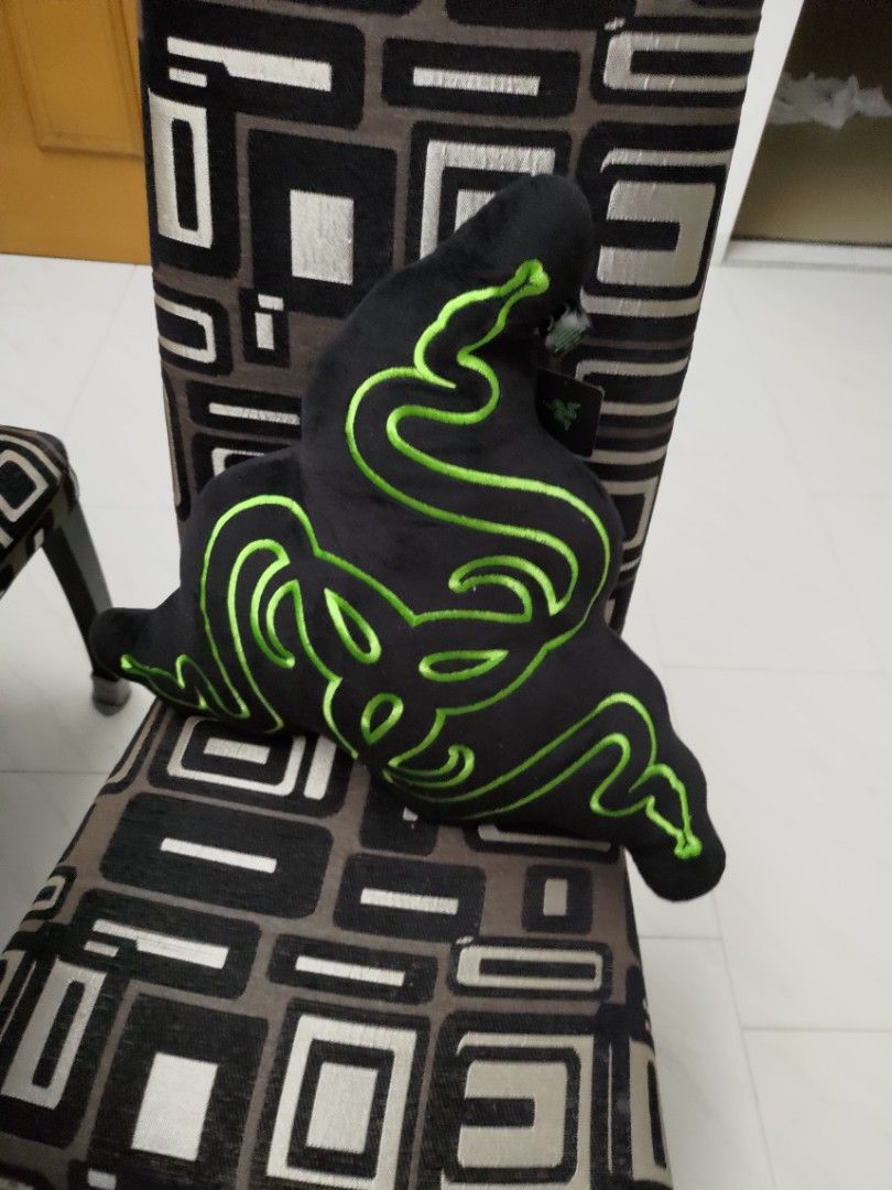 Razer pillow plushie, Furniture & Home Living, Home Decor, Cushions ...