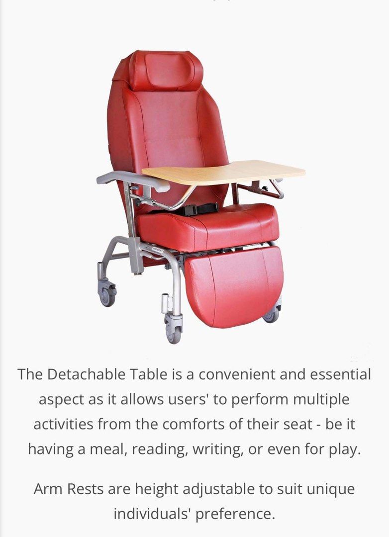 Reclining Geriatric Chair, Health & Nutrition, Medical Supplies & Tools ...