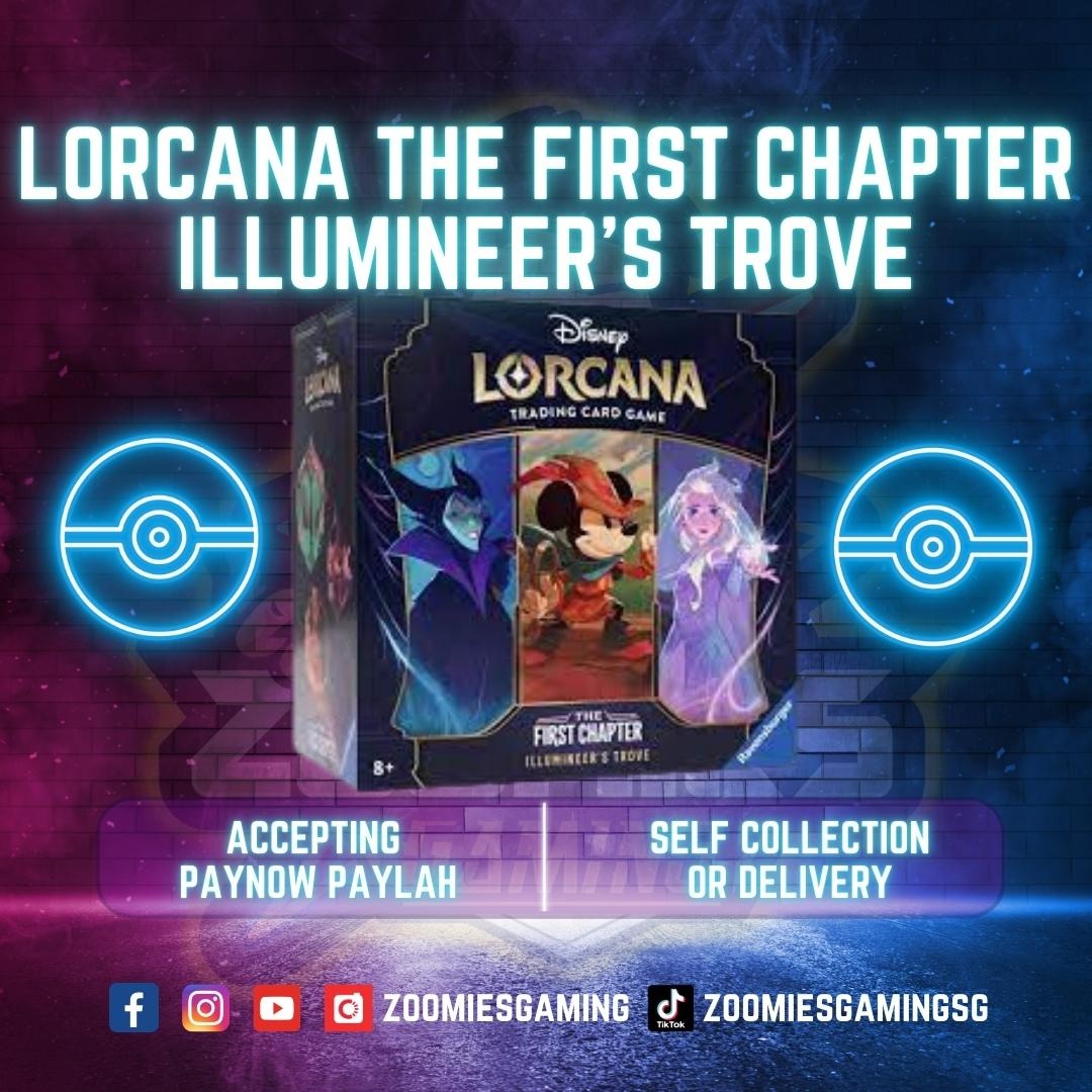 [Ready stock]Disney Lorcana The First Chapter Illumineer's Trove ...