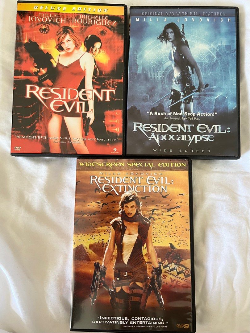Resident Evil Trilogy, TV & Home Appliances, TV & Entertainment, Blu ...