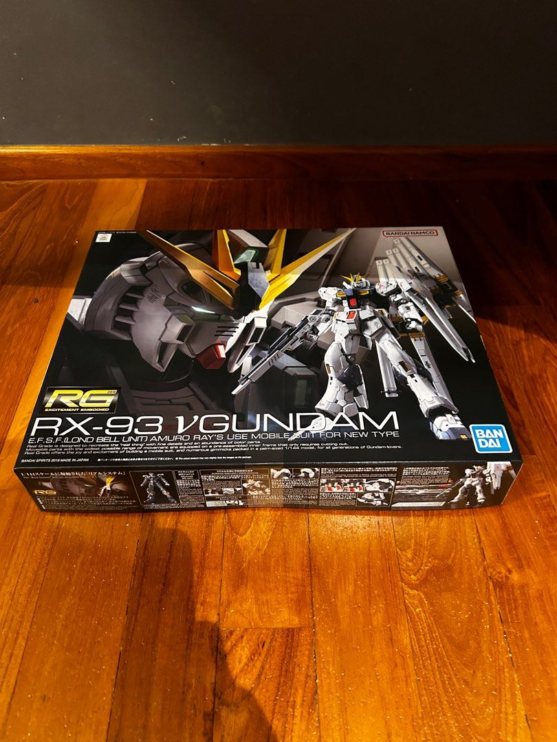 RG 1/144 RX-93 Nu Gundam, Hobbies & Toys, Toys & Games on Carousell