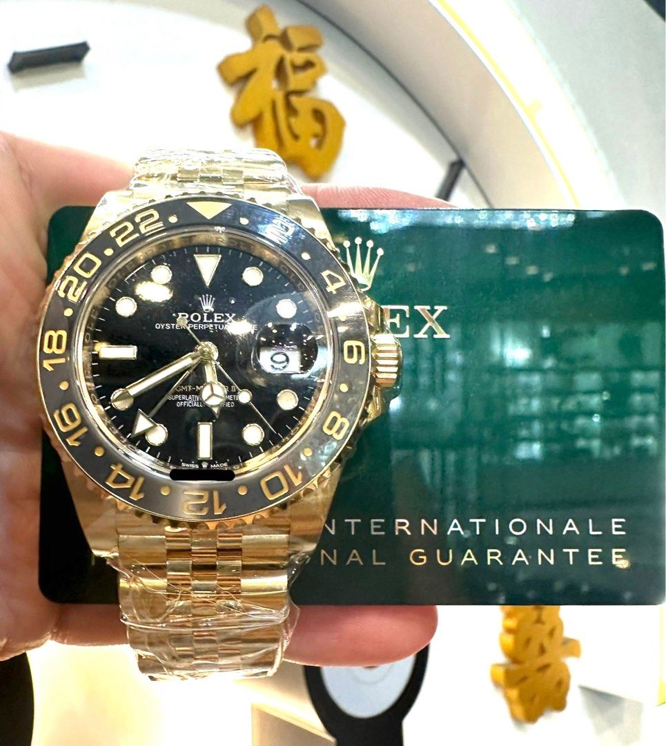Rolex 126718grnr gmt2 yg Guinness , Luxury, Watches on Carousell