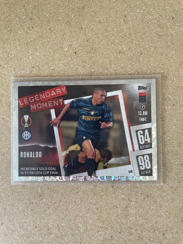 Ronaldo Nazario Legendary Moment Hobbies And Toys Toys And Games On Carousell