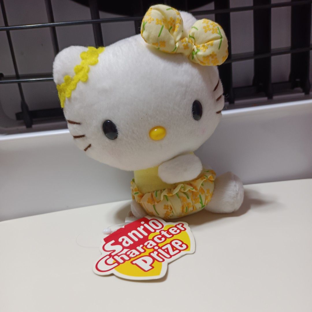 RUSH SALE!!! Hello Kitty Yellow Flower, Hobbies & Toys, Toys & Games on ...