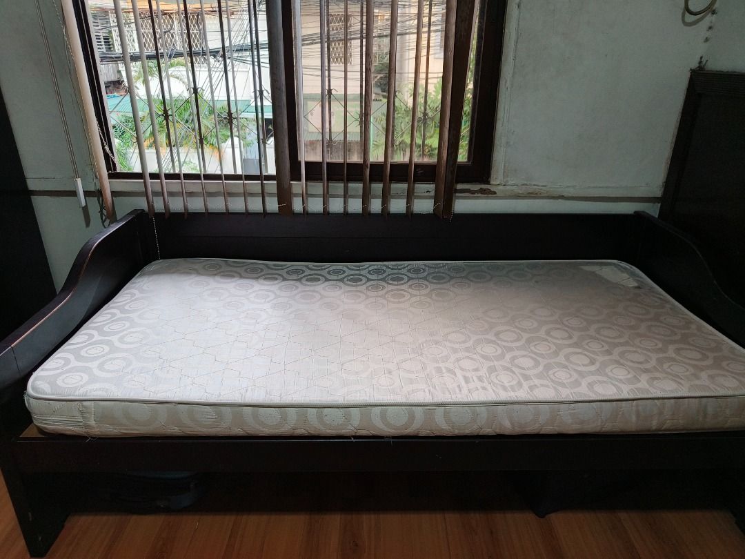 Salem quilted bed foam 4" single bed, Furniture & Home Living ...