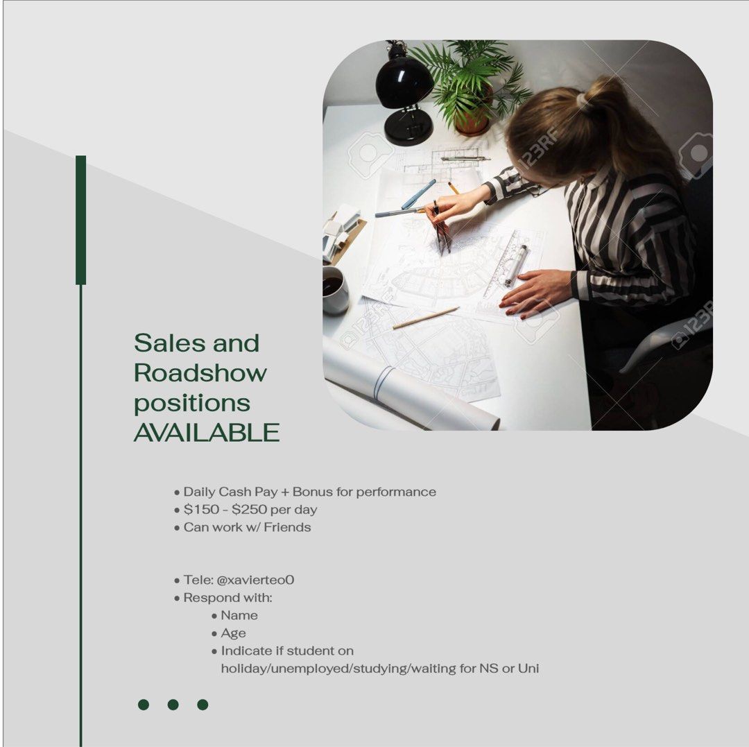 Sales/Roadshow, Jobs, Sales, Retail & Marketing on Carousell