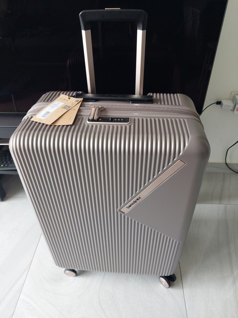 Samsonite Zeltus 69/25 luggage with built-in weighing scale (latte ...