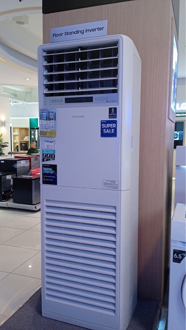 SAMSUNG FLOOR MOUNTED INVERTER AIRCON, TV & Home Appliances, Air ...