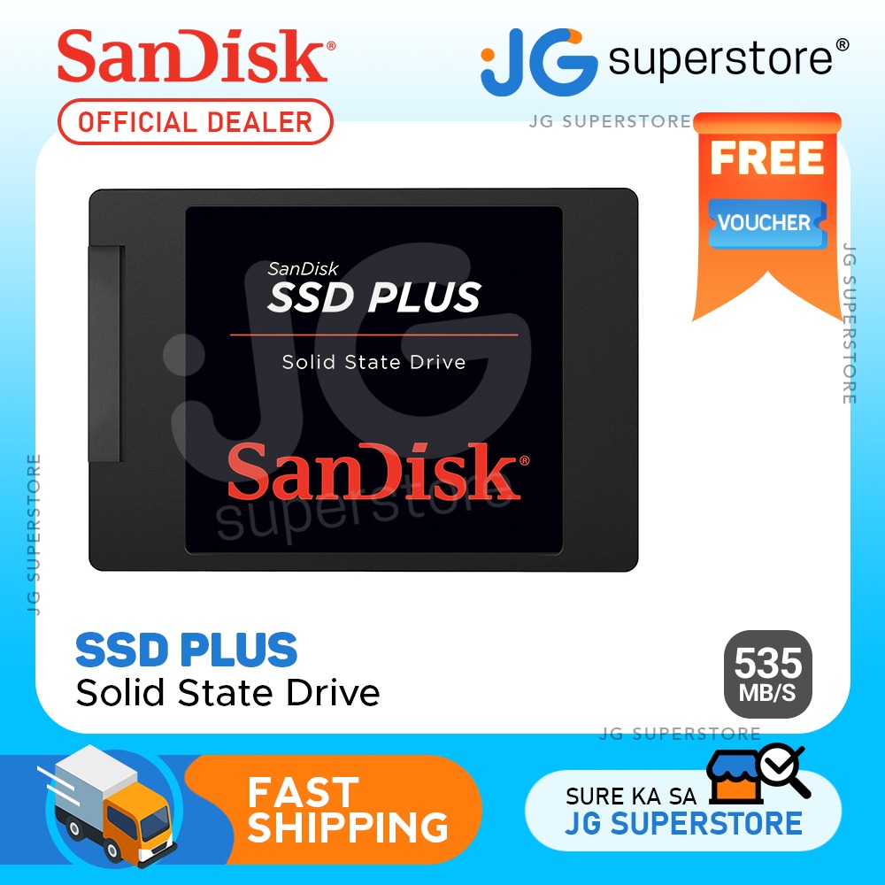 SanDisk SSD Plus SATA III 2.5-Inches Internal Solid State Drive (SSD) (240GB, 480GB, 1TB) | JG ...