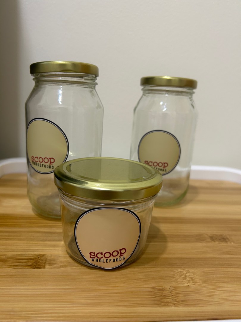Scoops Glass Containers, Furniture & Home Living, Kitchenware ...