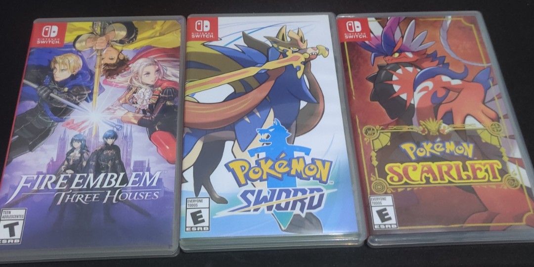 SELLING: Fire emblem, Pokemon sword and Pokemon Scarlet, Video Gaming ...