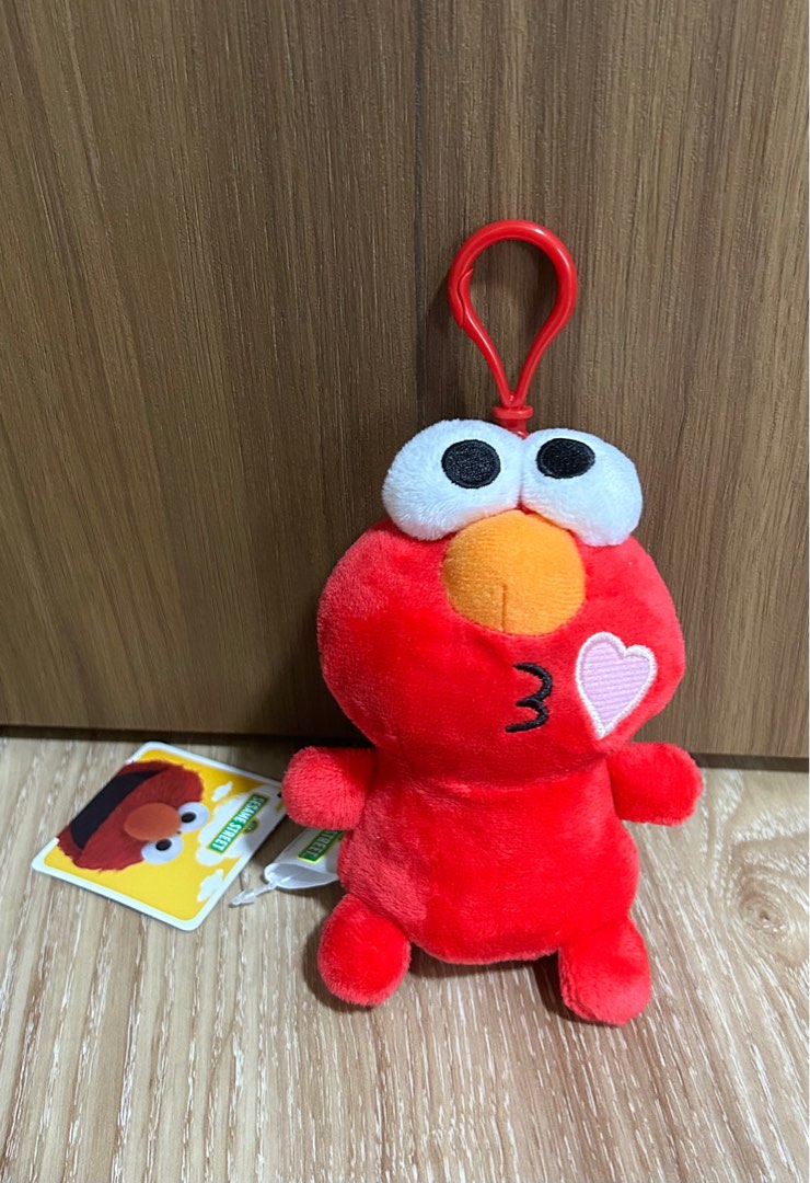 Sesame Street Elmo keychain Plush, Hobbies & Toys, Toys & Games on ...