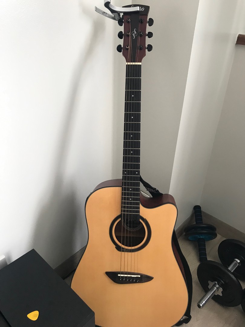 Severo Acoustic Guitar, Hobbies & Toys, Music & Media, Musical ...