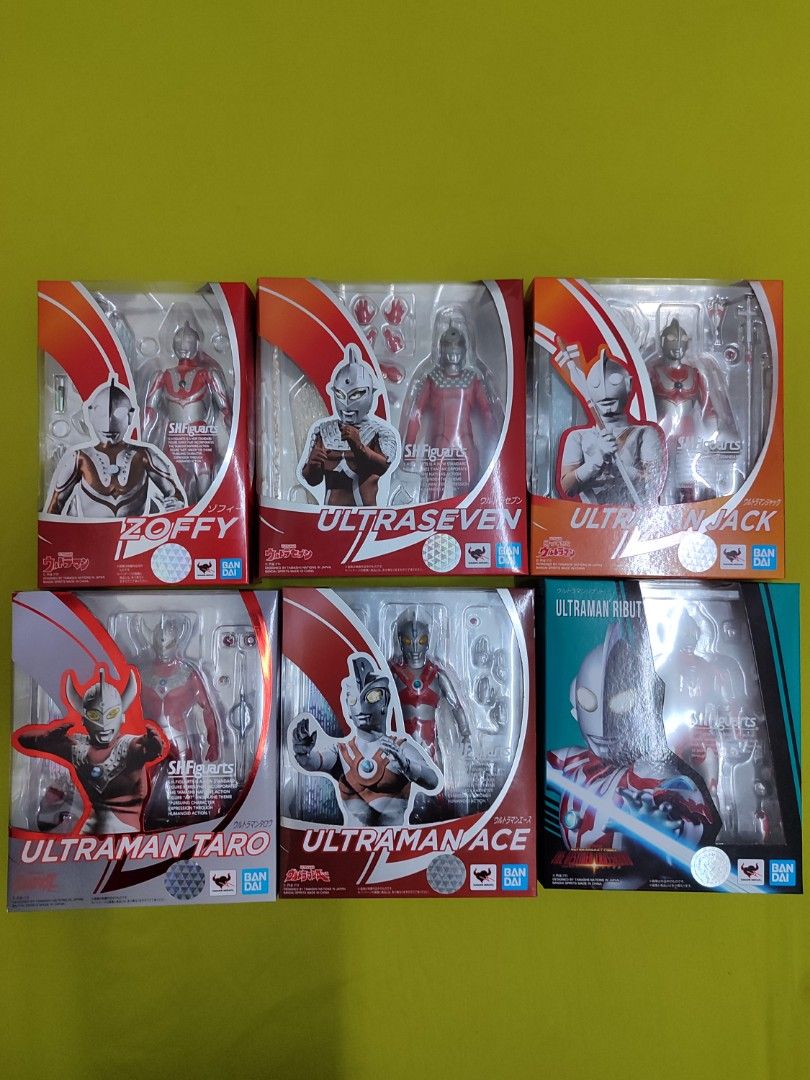 (READ DESC FIRST!) S.H.Figuarts SHF Ultraman Zoffy Seven Jack Ace Taro ...