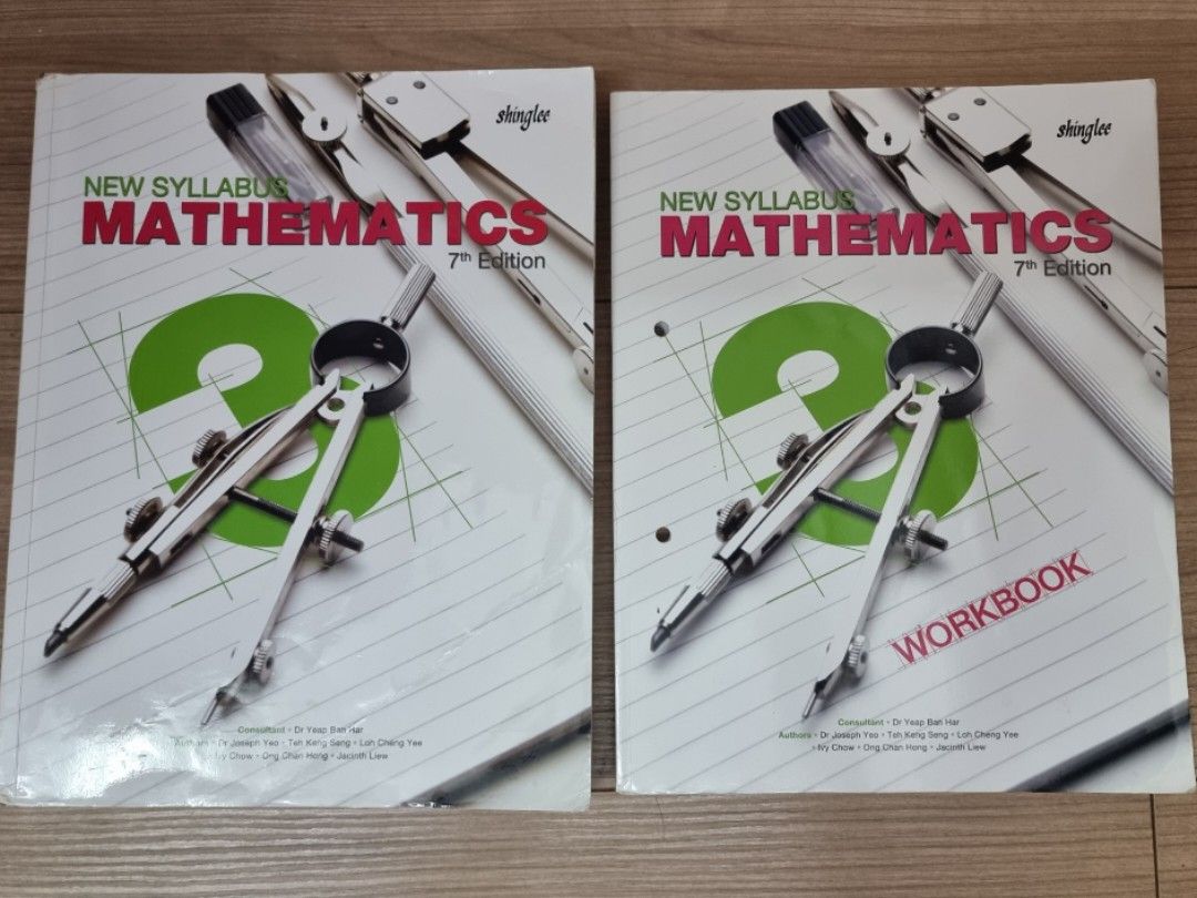 shinglee math sec 3 textbook and workbook, Hobbies & Toys, Books ...