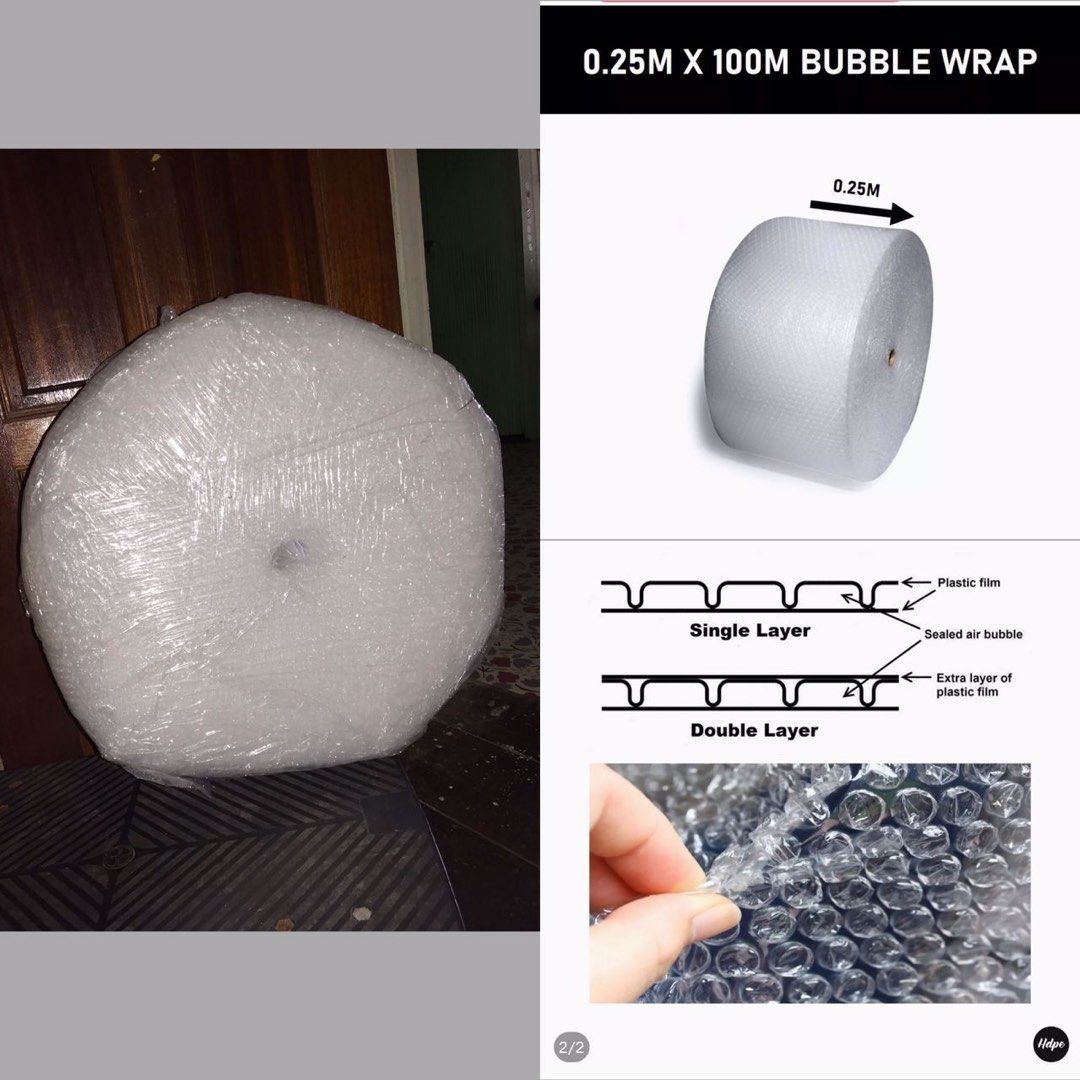 Single Layer Bubble Wrap, Everything Else, Others on Carousell