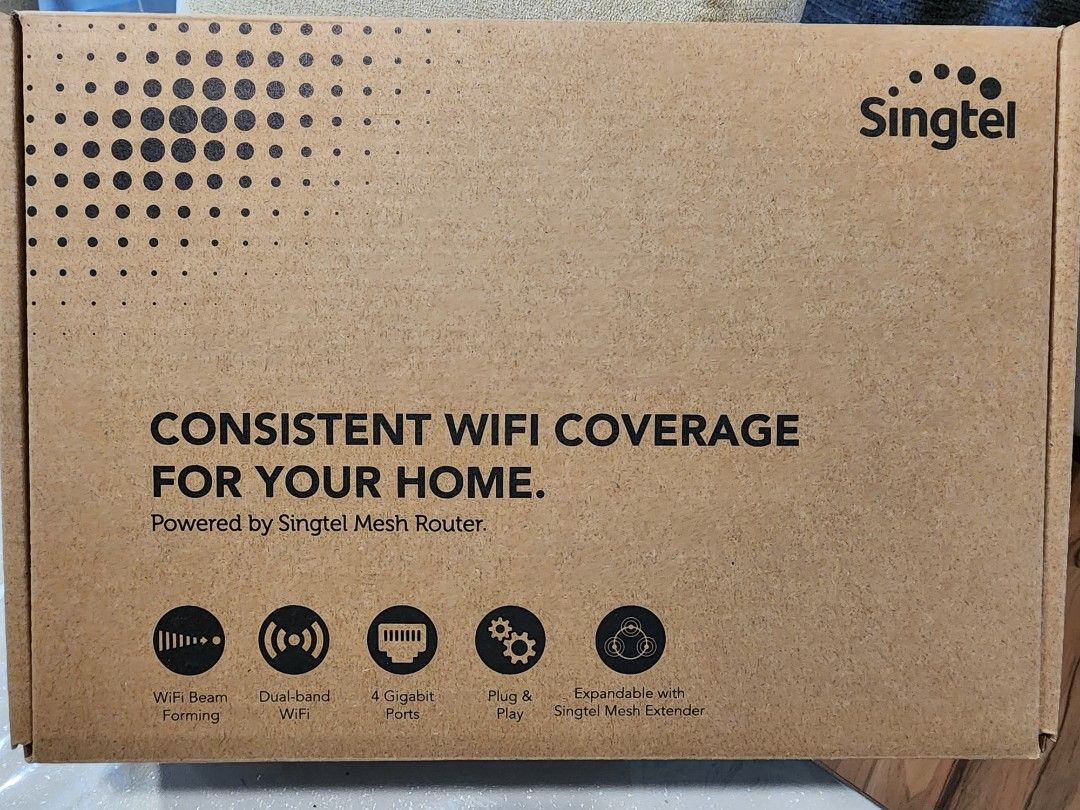 Singtel Mesh Router, Computers & Tech, Parts & Accessories, Networking ...