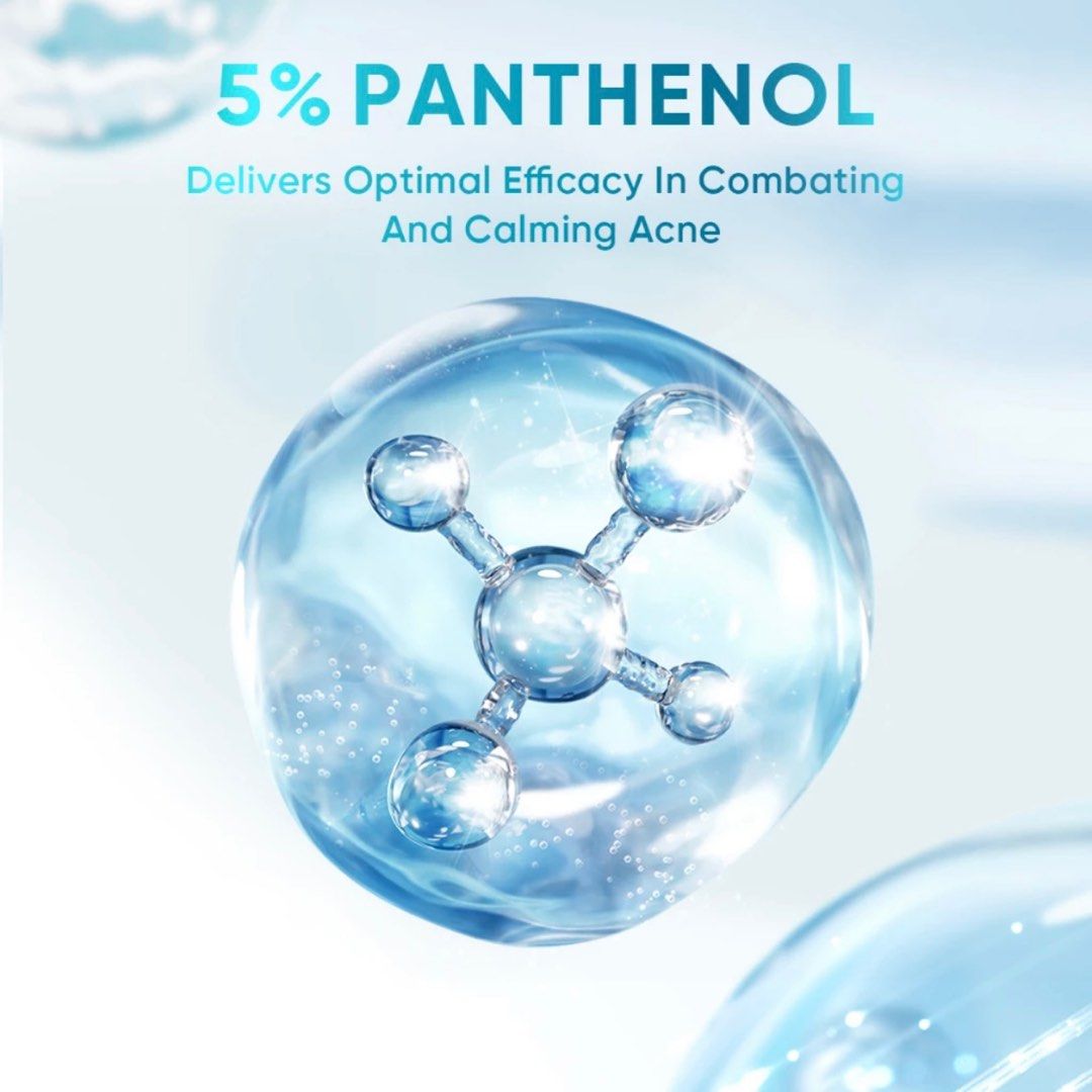 SKINTIFIC 5% Panthenol Acne Calming Water Gel 45g, Beauty & Personal ...