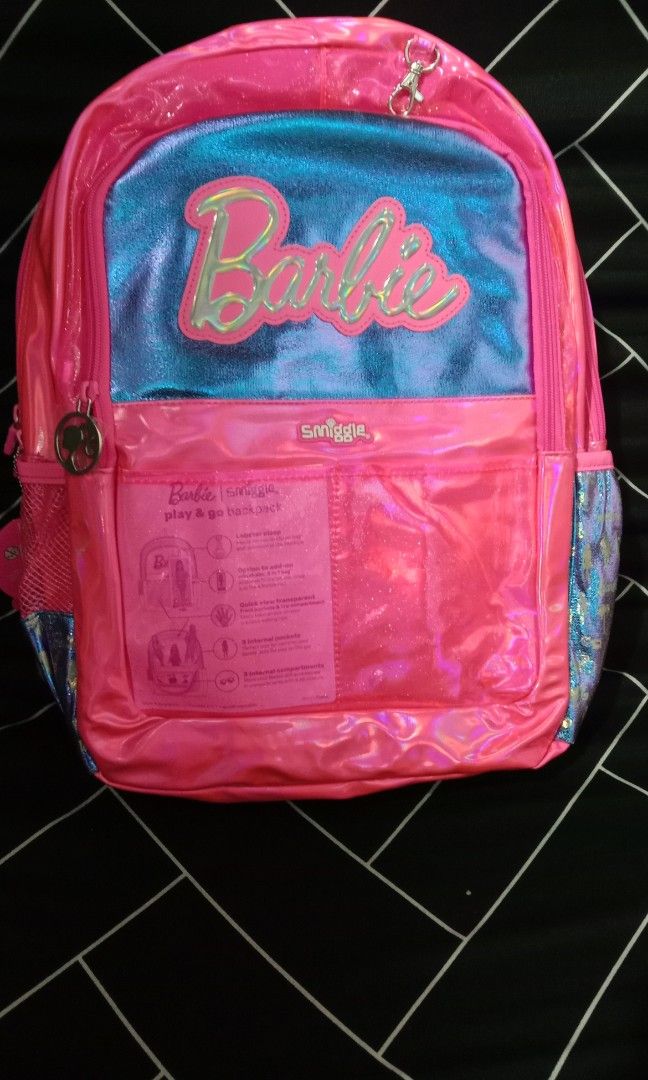 SMIGGLE X BARBIE CLASSIC BAGPACK, Babies & Kids, Babies & Kids Fashion ...
