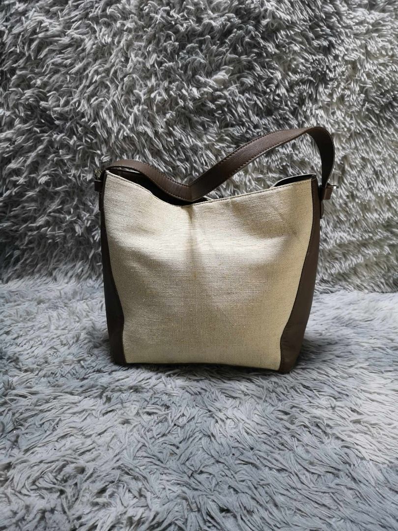 Sminarli Beige Brown Trapezoid Bag, Women's Fashion, Bags & Wallets ...