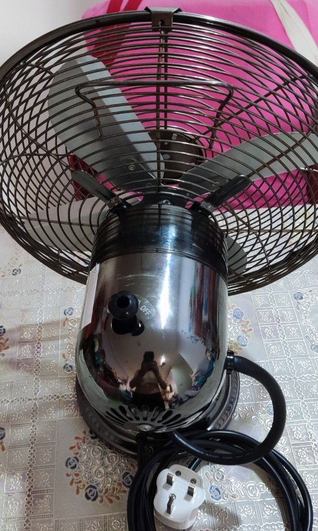 SONA 12" antique table fan SAF-6060, Furniture & Home Living, Lighting ...