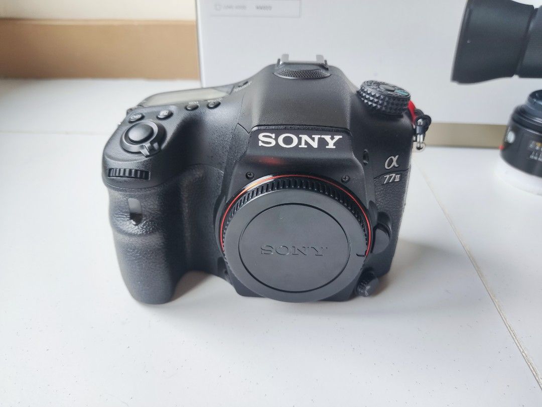 Sony A77 Mark 2 with 2 lenses, Photography, Cameras on Carousell