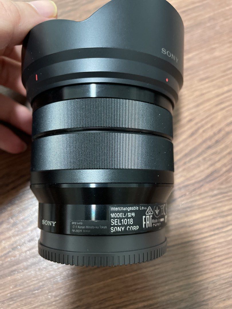Sony 10-18mm F4 OSS lens wide angle SEL1018, Photography, Cameras on ...