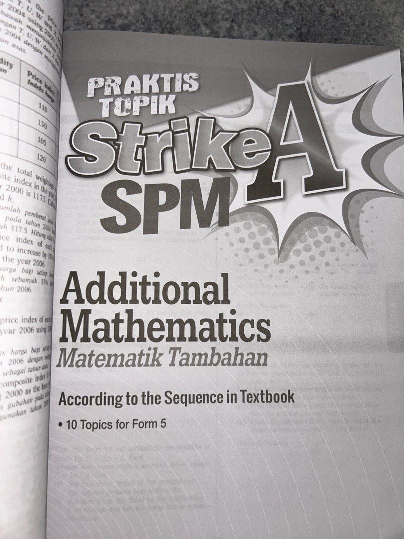 Spm (Additional Mathematics Form 4&From 5 Revision Book), Hobbies ...