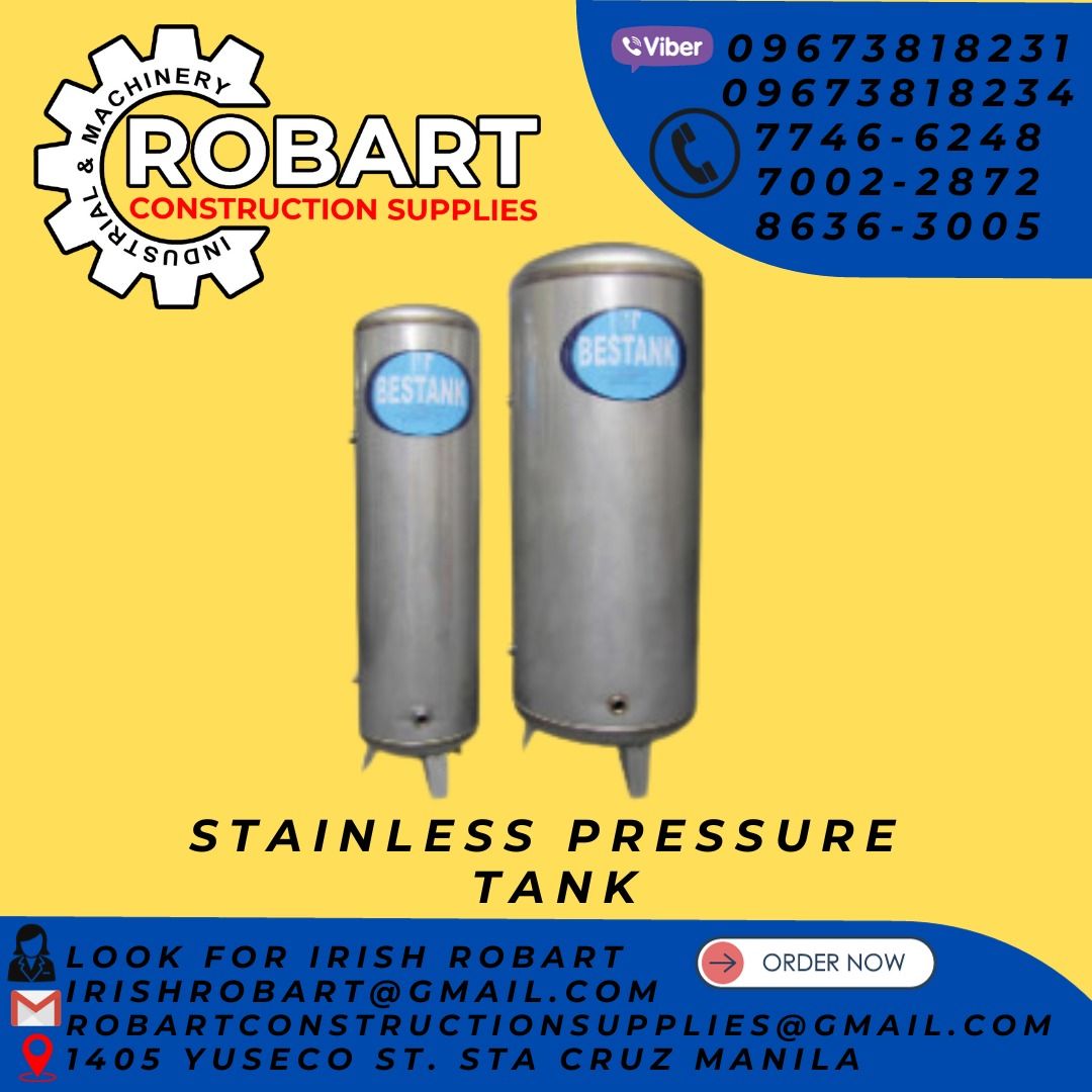 stainless steel pressure tank, Commercial & Industrial, Construction ...