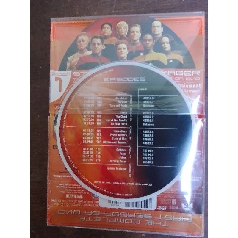 Star Trek Voyager TV Series Box Set Science Fiction Season 1 Complete 5 ...