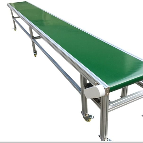 Straight Belt Conveyor Green Belt Conveyor, Commercial & Industrial ...