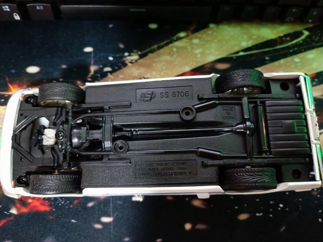 SUNNYSIDE GT500KR 1968 SHELBY WHITE 1/24 SCALE, Hobbies & Toys, Toys ...