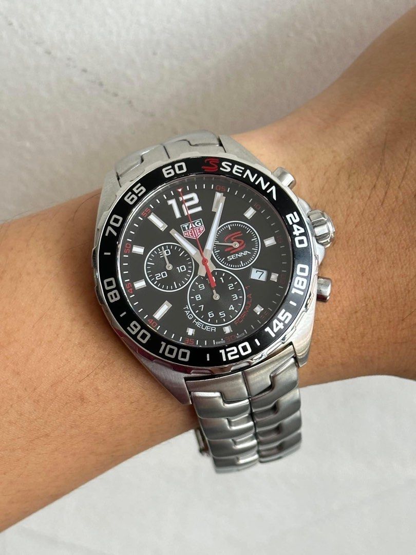 Swiss TAG Formula 1 “Senna” Special Edition Chronograph Quartz Watch ...